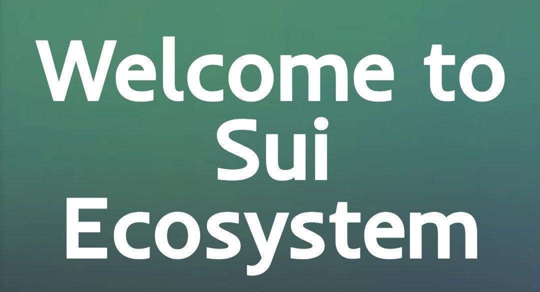 Sui Ecosystem фундамент Sui? - Anastasia - Medium