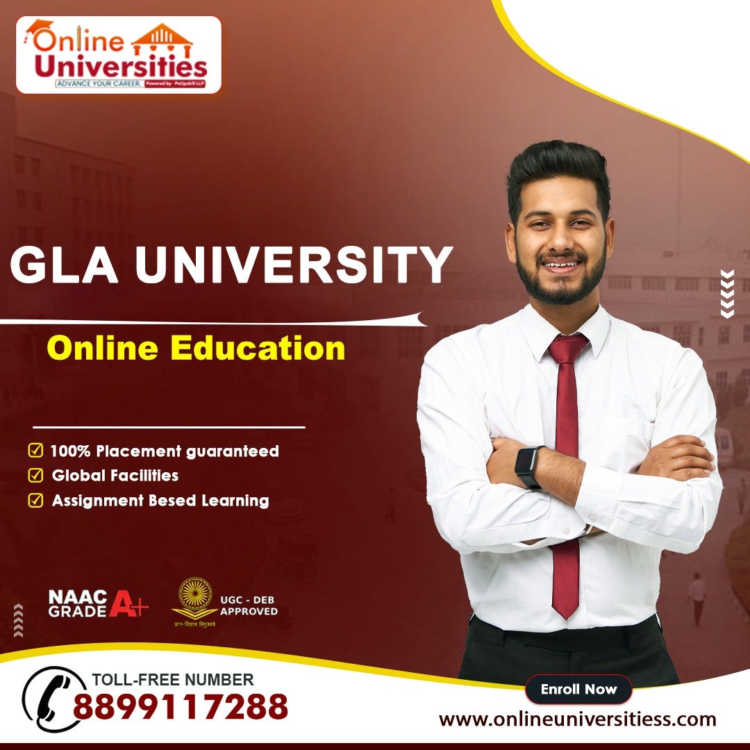 Gla University Online Education - chhotu ray - Medium
