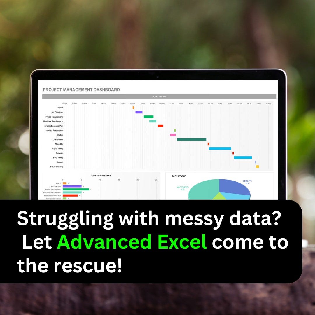 Struggling with messy data? Let Advanced Excel come to the rescue! | by ...