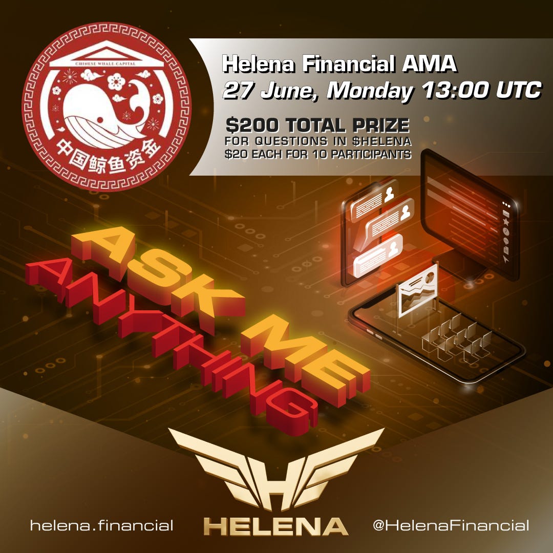 🐋TELEGRAM AMA: CHINA WHALE CAPITAL & HELENA FINANCIAL 🐋 | by Chinese ...
