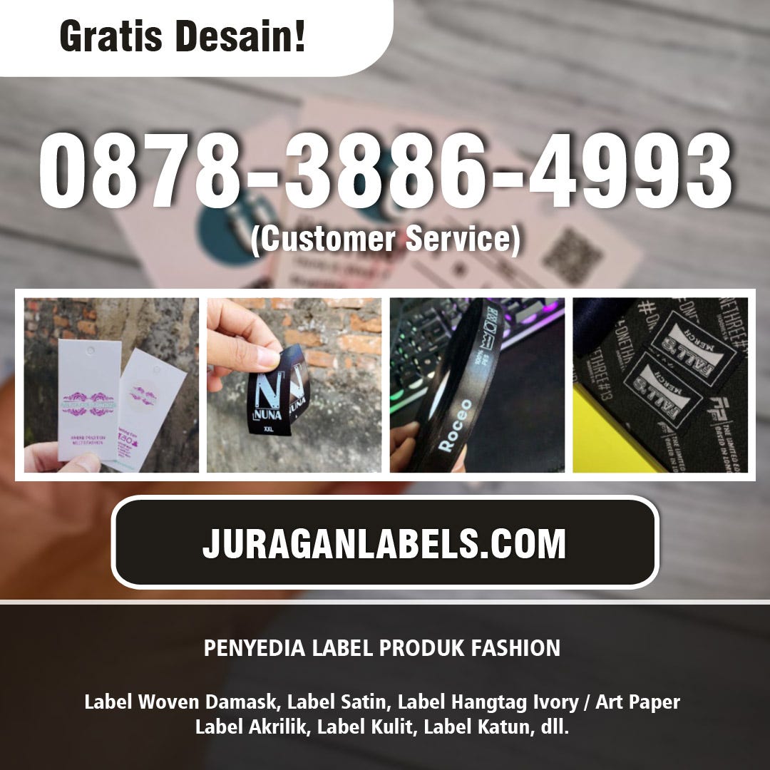 FREE DESAIN 087838864993 Cetak Label Baju di Magelang | by Cetak ...