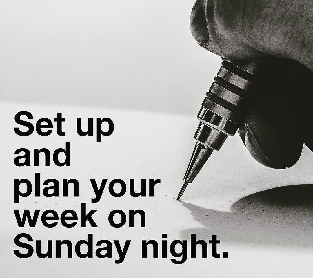 Pre Monday Requisites !. Sunday Night is the best time to set up… | by ...