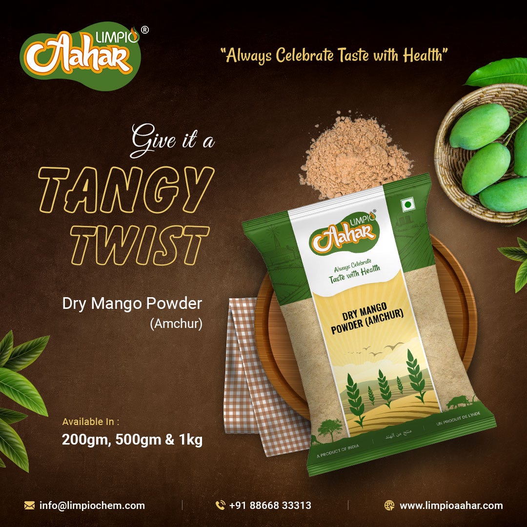 Dry Mango Powder (Amchur) - Aahar - Medium