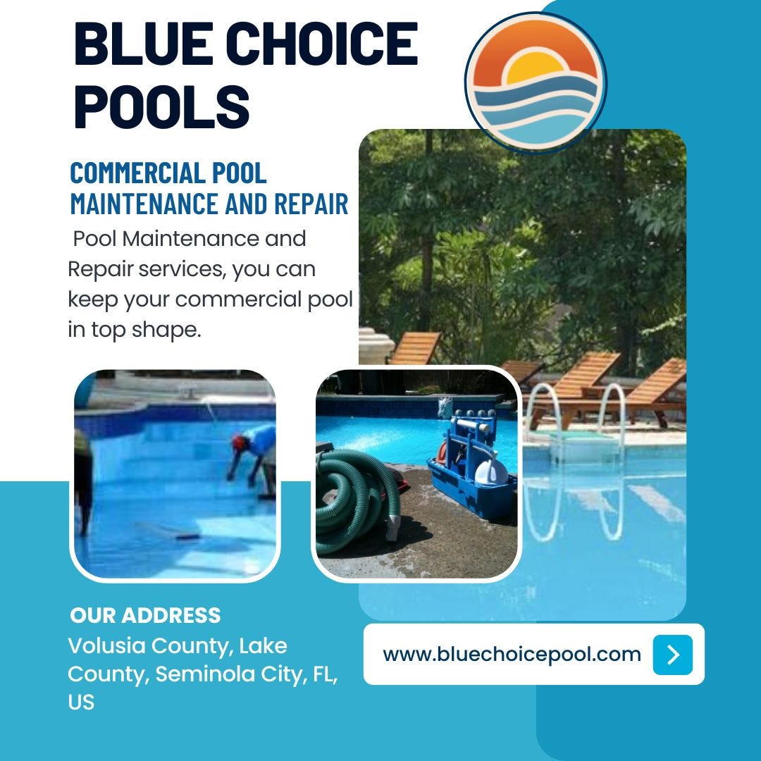 Maintaining and repairing commercial pools with reliability - Blue ...