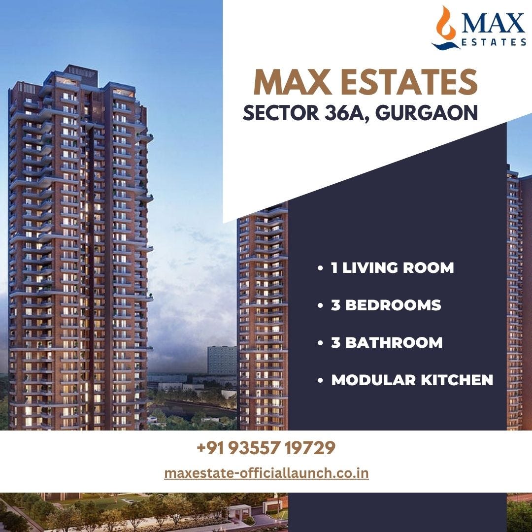 Max Estates Sector 36A: Your Luxury Home Destination - Godrej ...