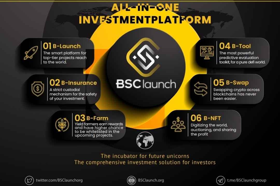 BSC launch. All in one launchpad platform. Not only for project in certain mainnet, but also ...
