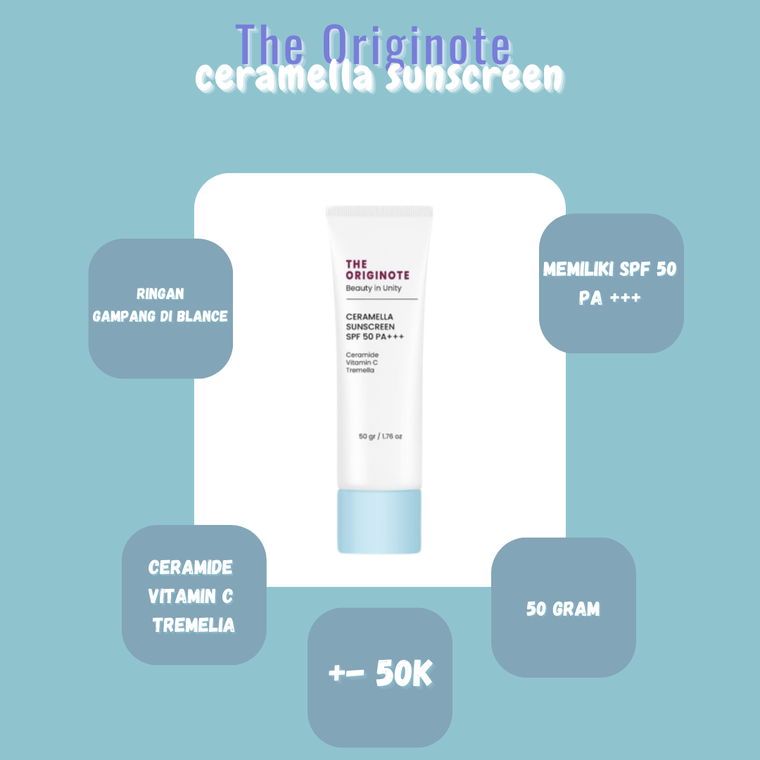 SUNSCREEN THE ORIGINOTE COCOK BUAT MENGATASI SKIN BARIER KULIT | by Sheilaoktaviana | Medium