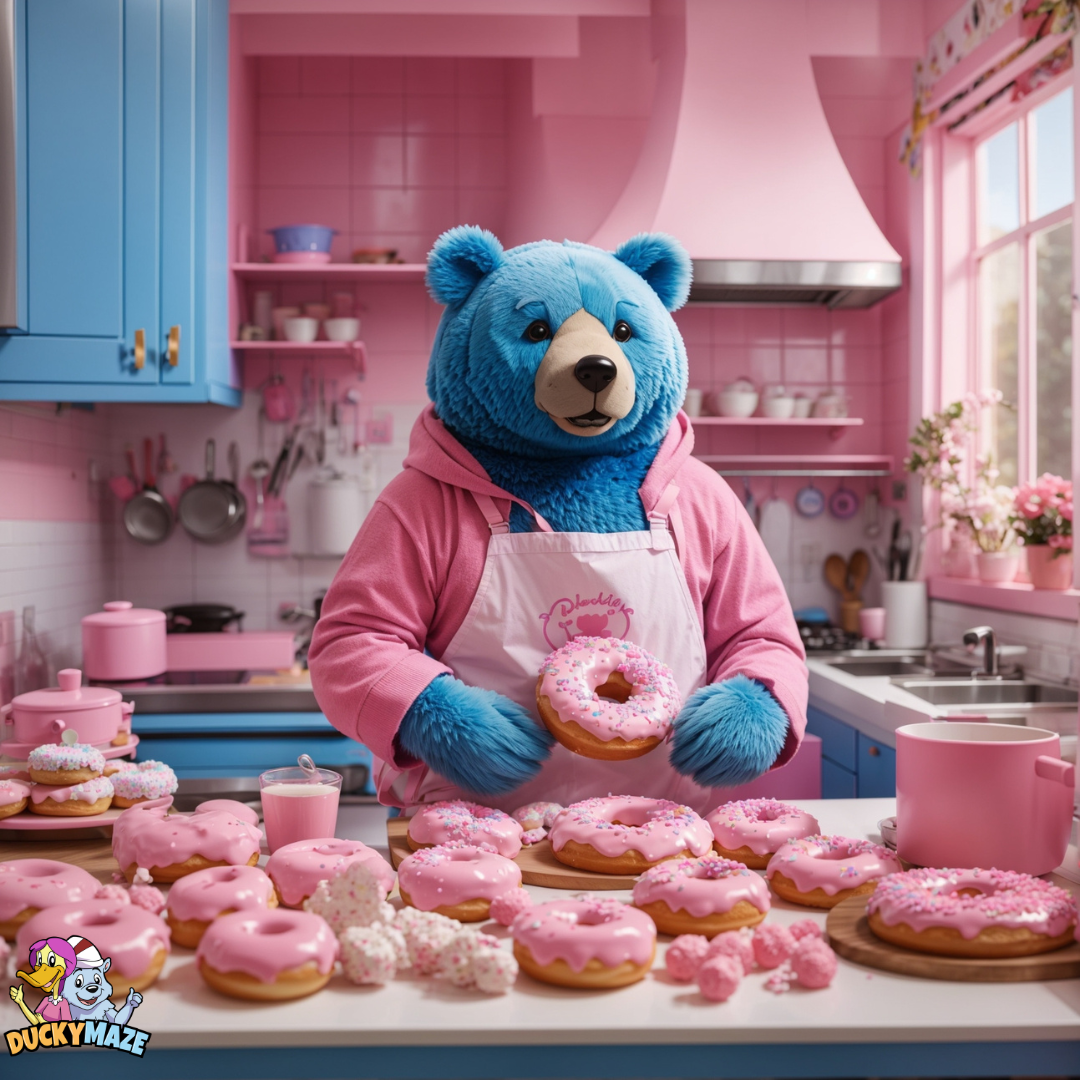 Adorable Todd the Bear Embarks on a Whimsical Journey to Duckymaze.com ...