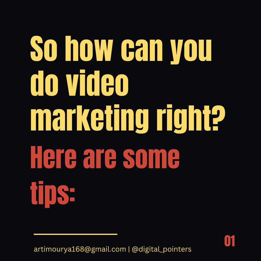 Why Video Marketing is Essential for Your Brand and How to Do it Right? | by Arti Maurya | Medium