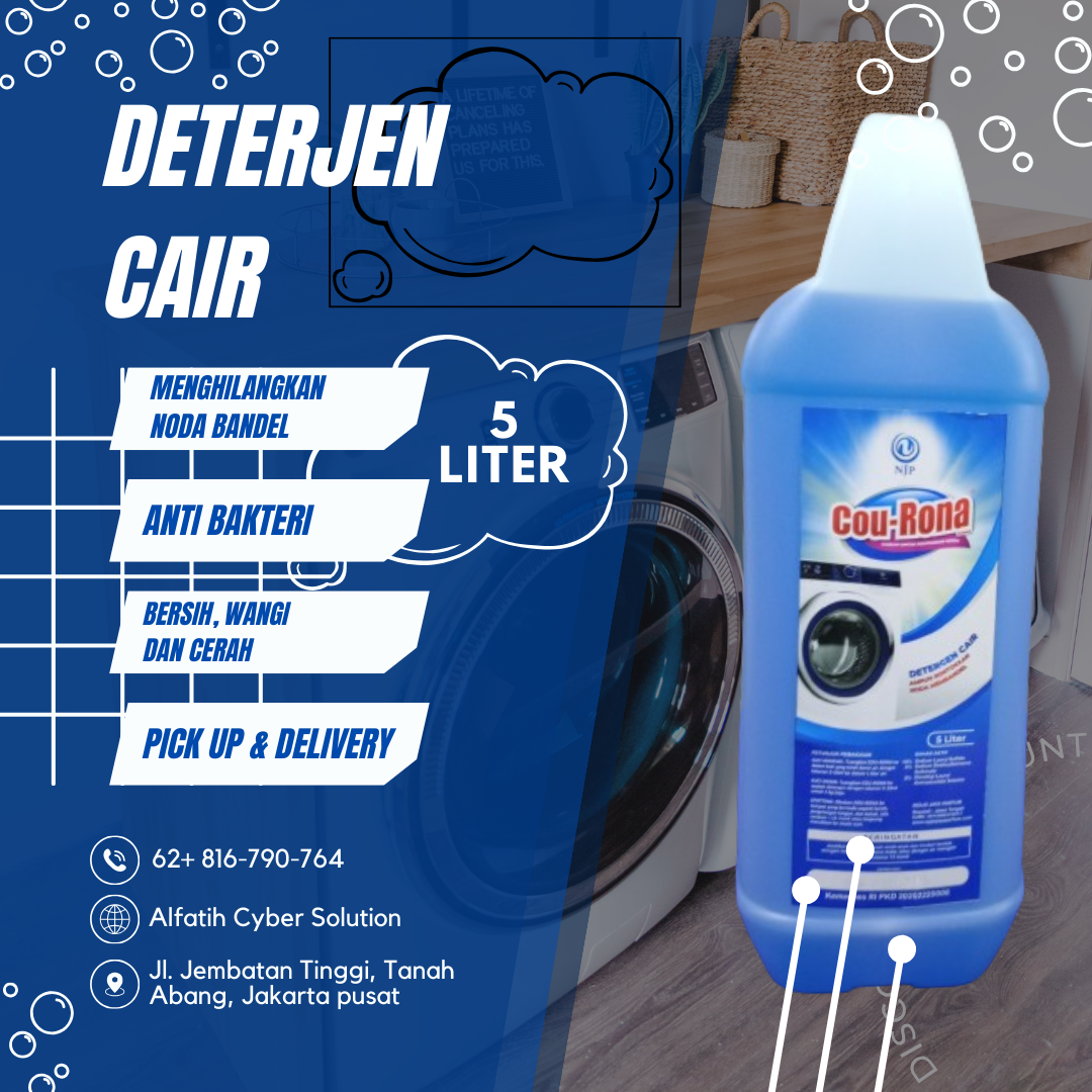 TERMURAH!!!!DATERGENT LAUNDRY Deterjen cair, deterjen cuci baju ...