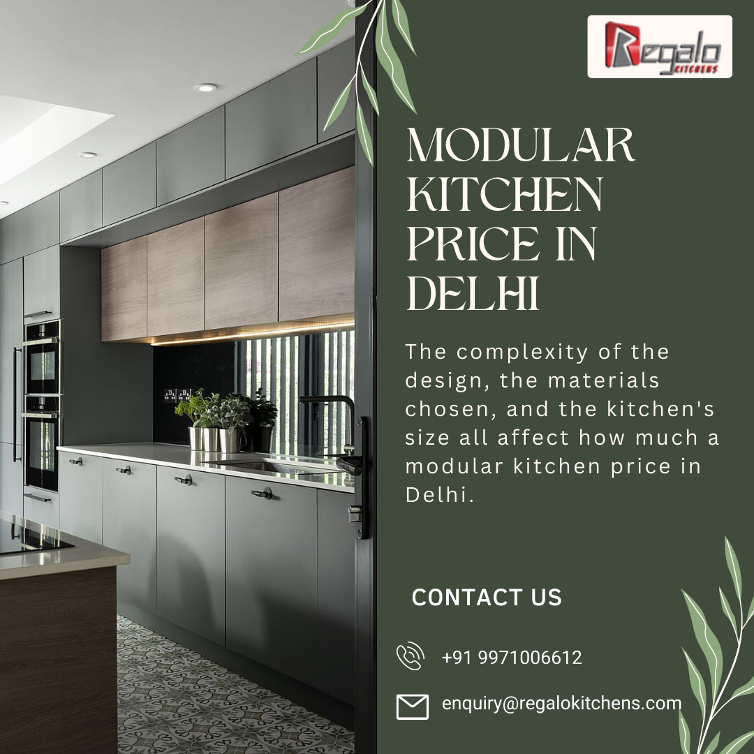 Modular Kitchen Price in Delhi | Regalo Kitchens - Kitchen Design - Medium