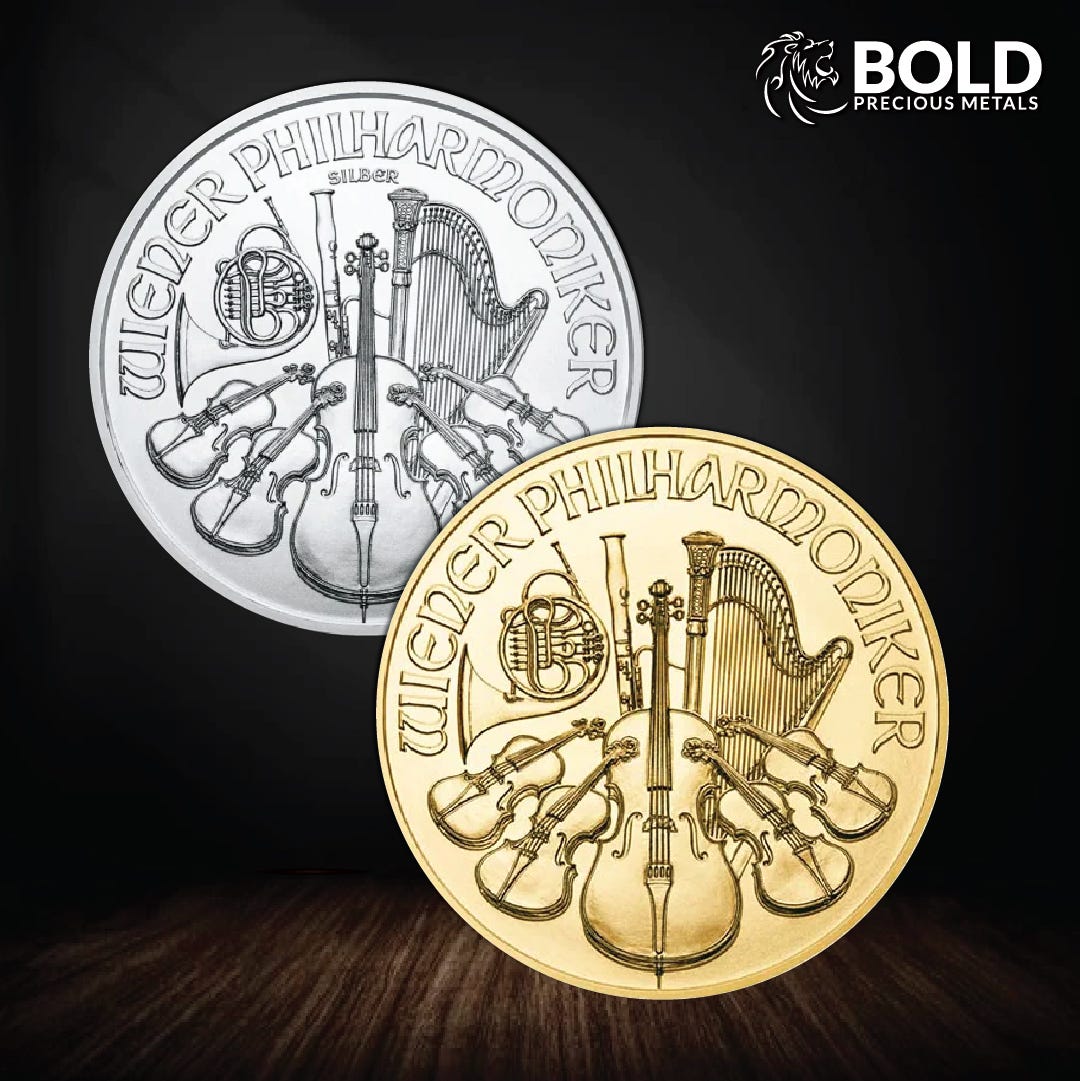 Buy Austrian Gold and Sliver Philharmonic Coins | BPM | by BOLD ...