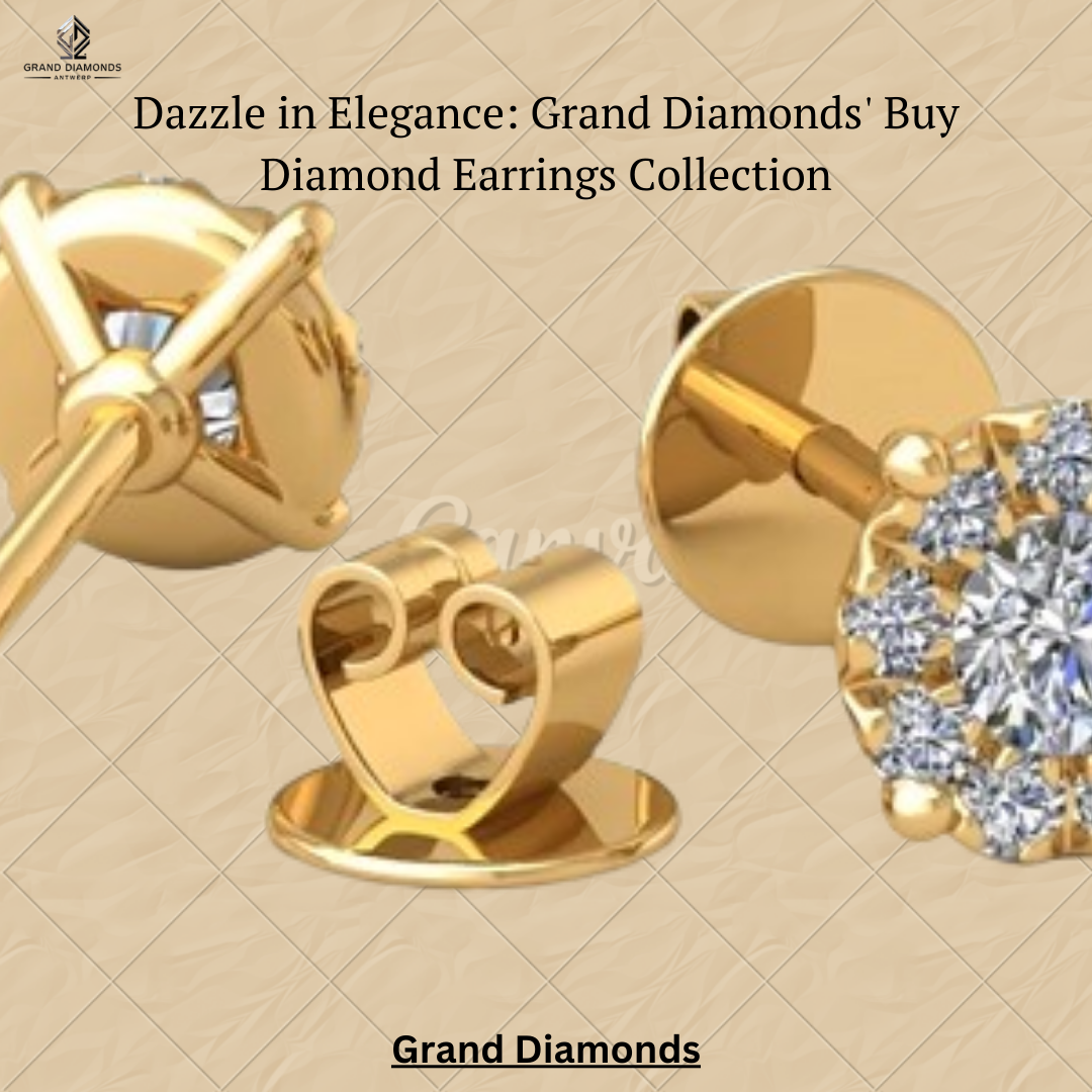Dazzle in Elegance: Grand Diamonds’ Buy Diamond Earrings Collection ...