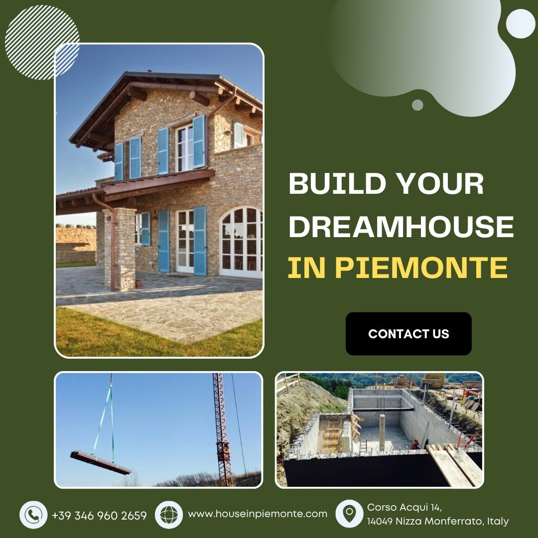 Buy Land and Build Your Dreamhouse in Piemonte - House In Piemonte - Medium