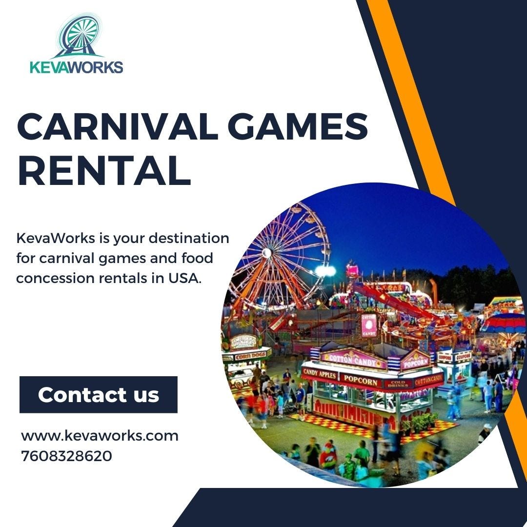 Carnival Games Rental | KevaWorks - Keva Works - Medium