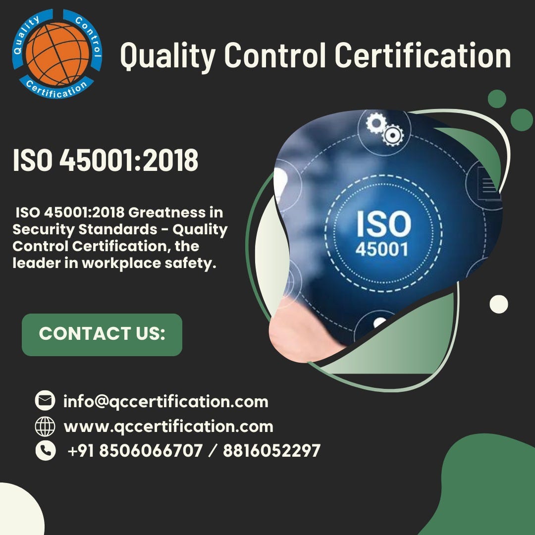 ISO 45001:2018 | QC Certification - Sumit Seo - Medium
