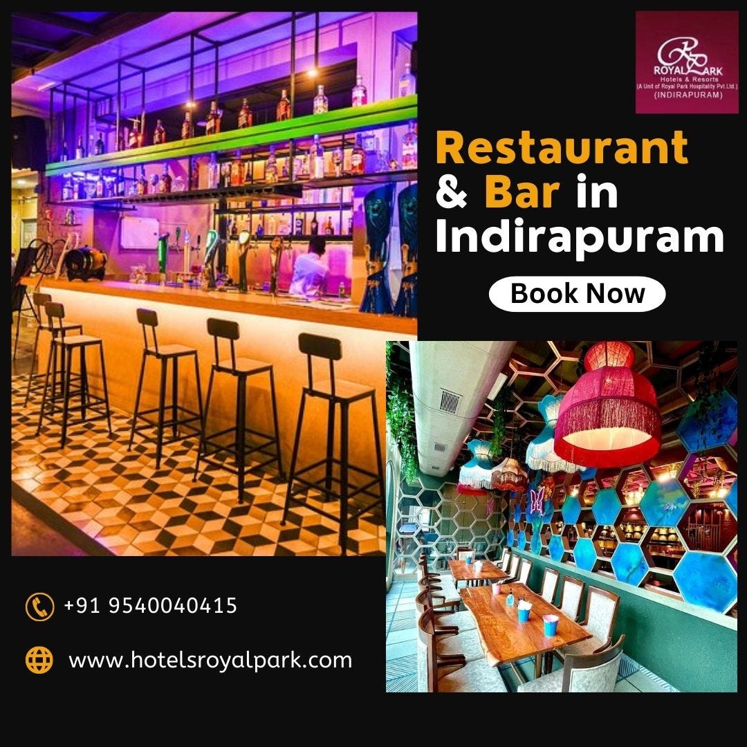 Restaurant & Bar in Indirapuram - Hotelsroyalpark - Medium