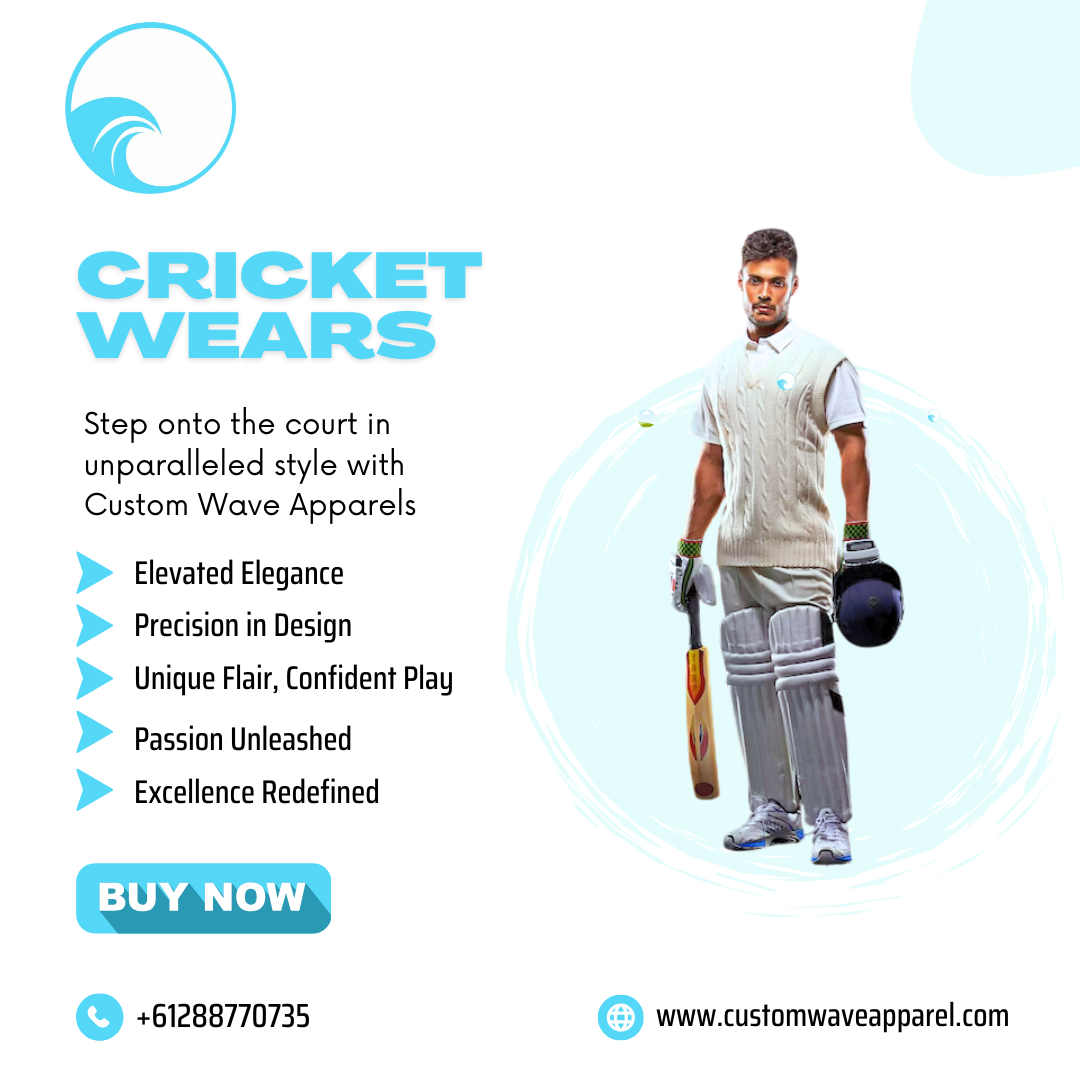 🏏 Unleash Elegance. Elevate Performance. 🌟 - Wave Apparel - Medium