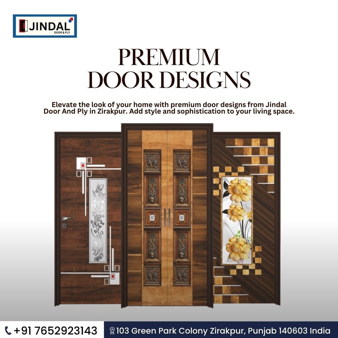 “Elevate Your Space with Premium Door Designs in Zirakpur — Jindal Door ...