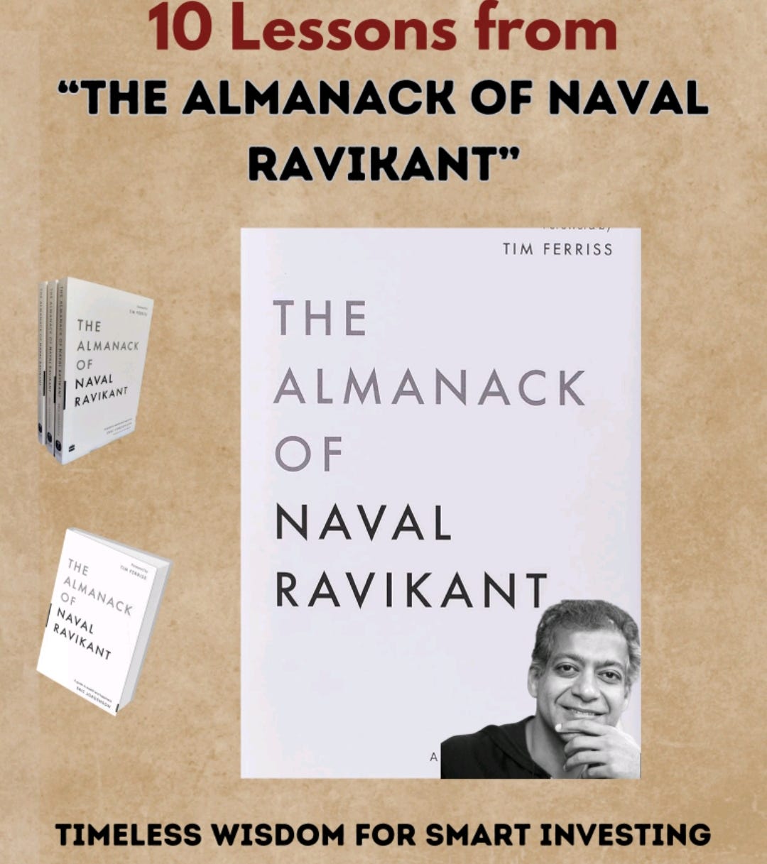 10 lessons from “THE ALMANACK OF NAVAL RAVIKANT” | by Piyush Shukla ...