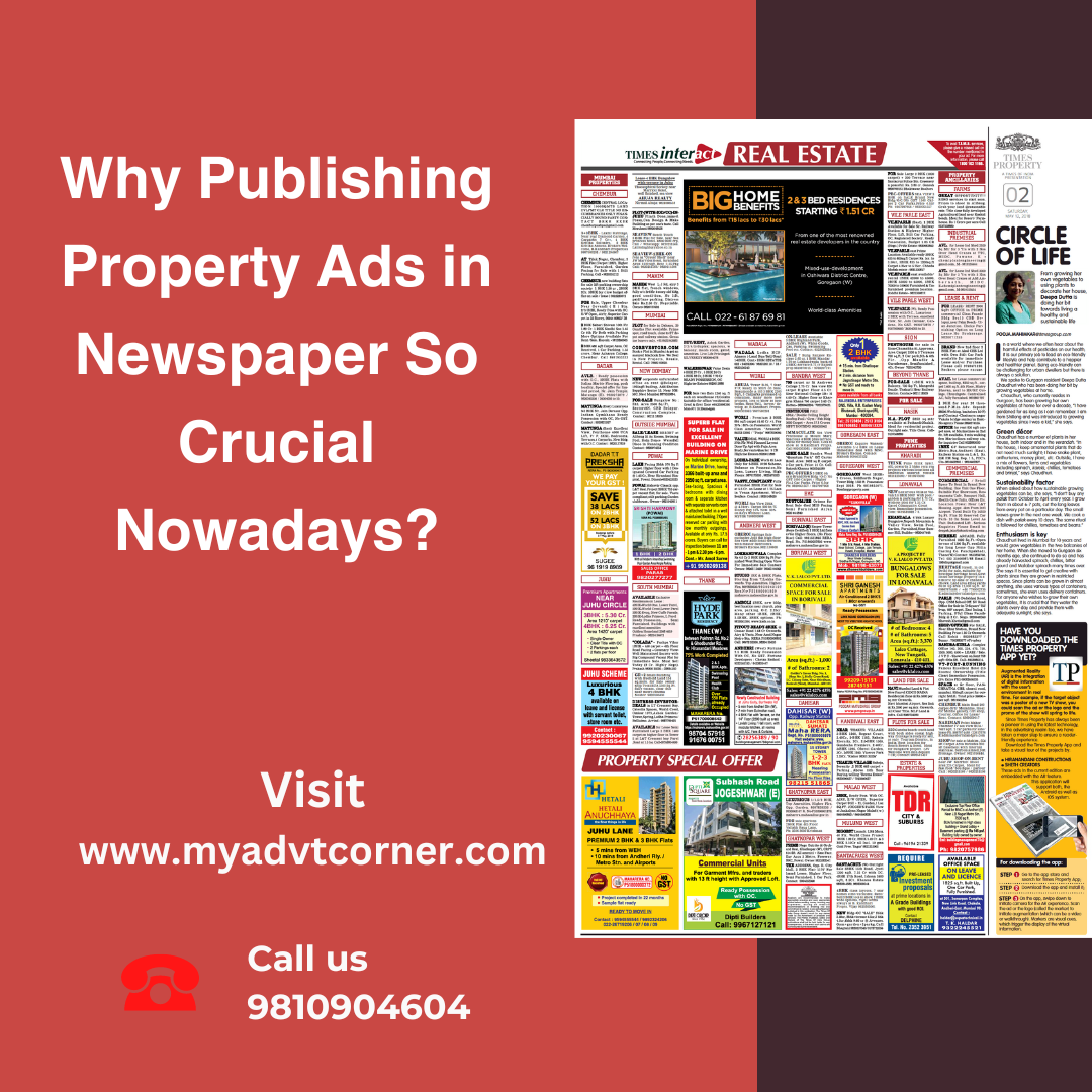 Why Publishing Property Ads in the Newspaper So Crucial Nowadays? | by ...