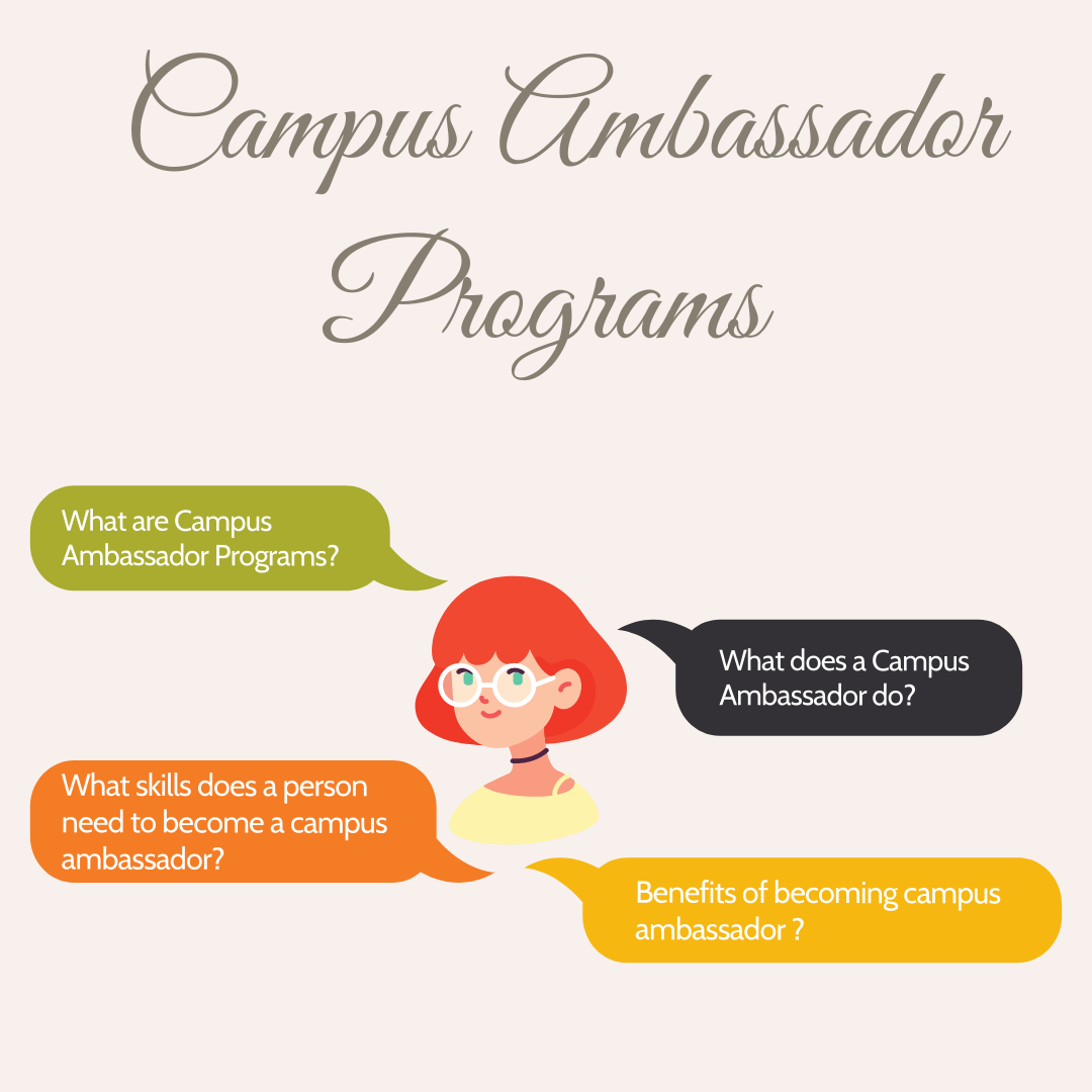 All about Campus Ambassador Programs | My Experience as a Campus ...