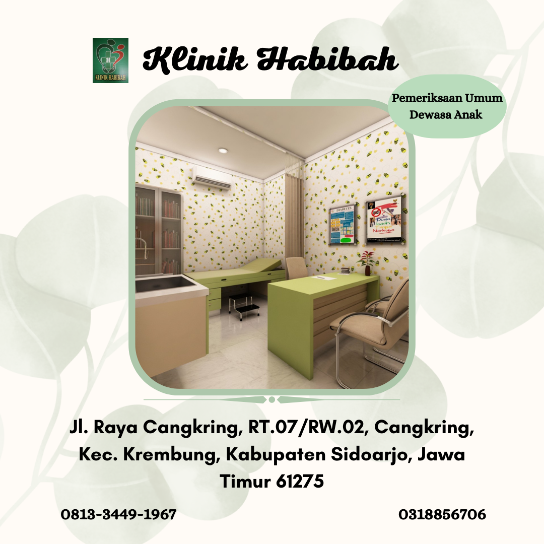 FASILITAS LENGKAP, wa 0813-3449-1967, Melayani Pemeriksaan Apa Saja Klinik Habibah Krembung Klik ...