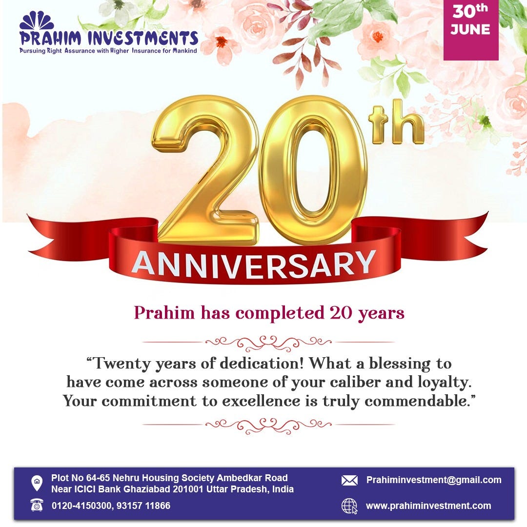 Celebrating 20 years of unwavering dedication and excellence ...