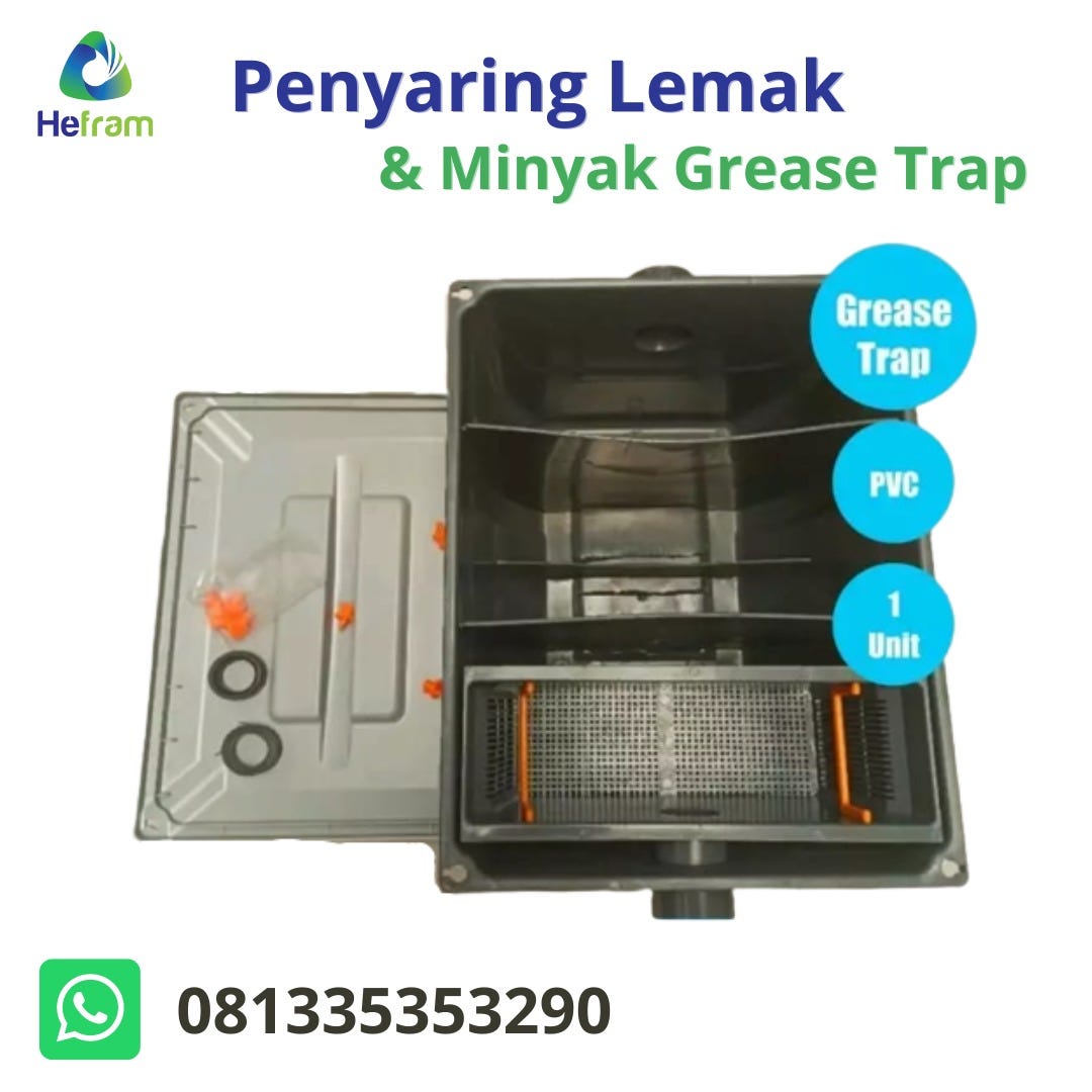 Penyaring Lemak Dan Minyak Grease Trap PVC 0813–3535–3290 ...