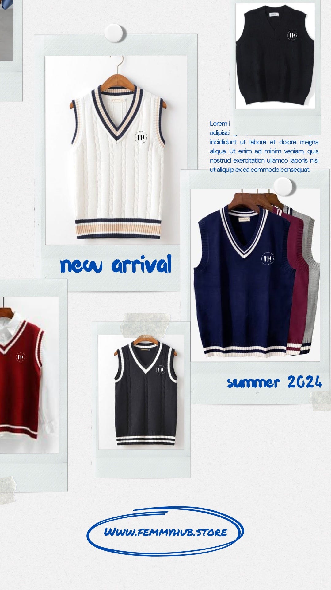 Discover the Power of the “SLEEVELESS VEST” from FEMMY’s HUB CLOTHING ...