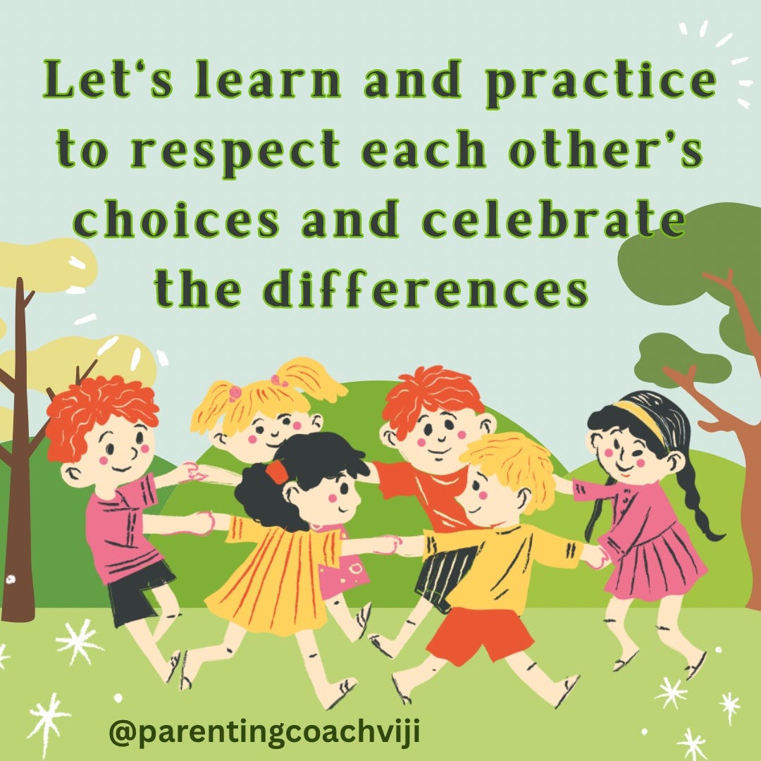 Let’s Learn to Respect each other’s Choices and Celebrate the ...