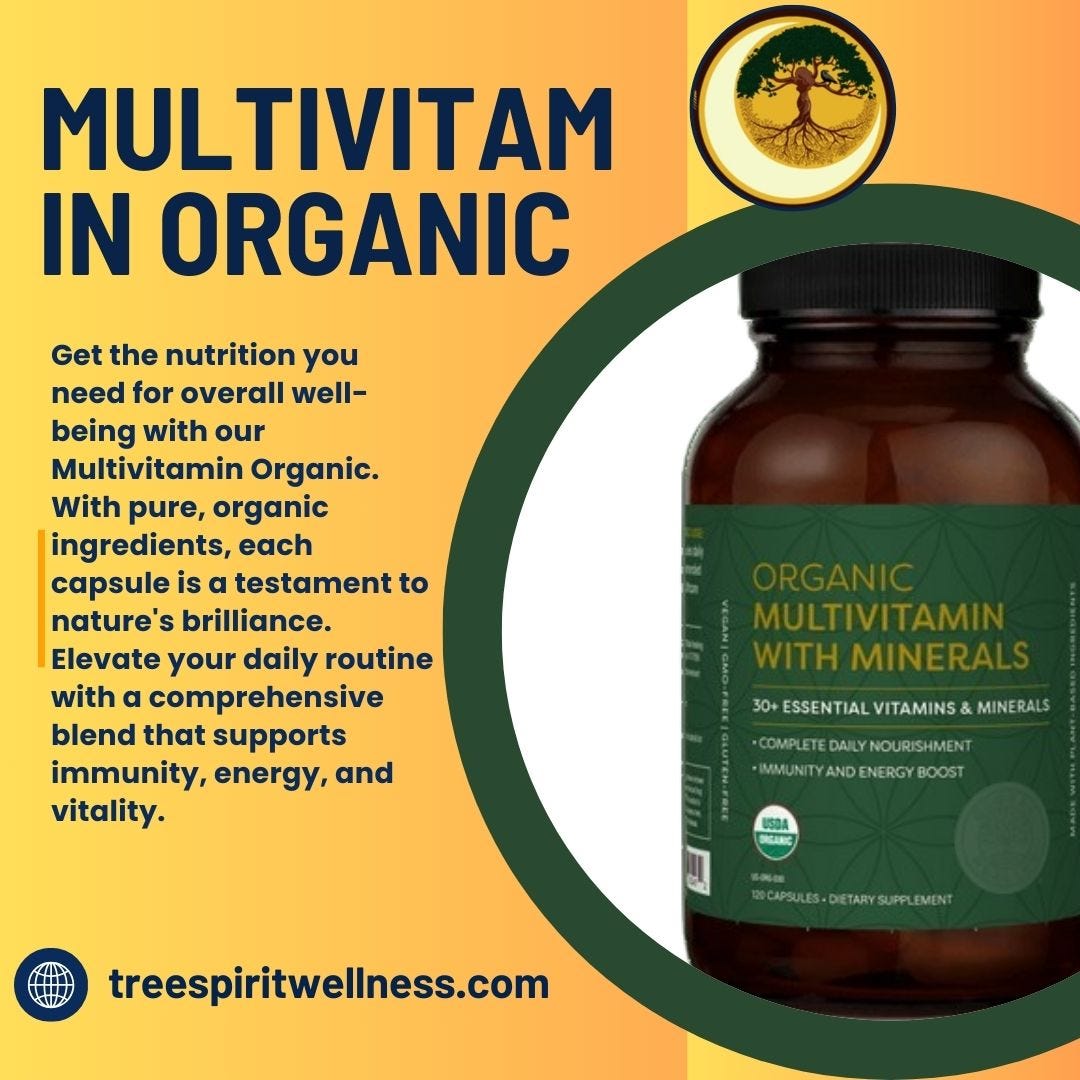 With Multivitamin Organic Goodness, Unleash Your Potential - Tree ...