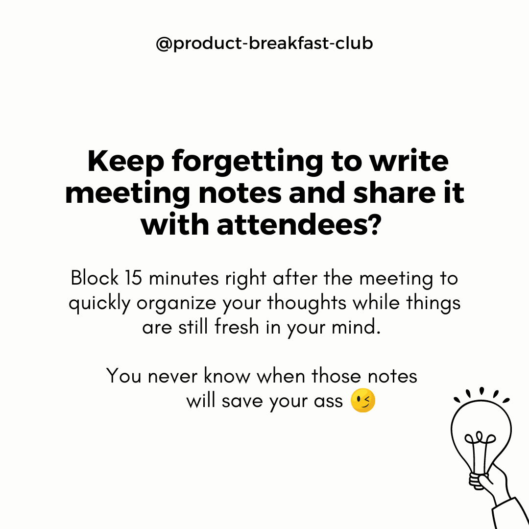 Meeting notes as a habit 📝. We all understand that it’s great to… | by ...