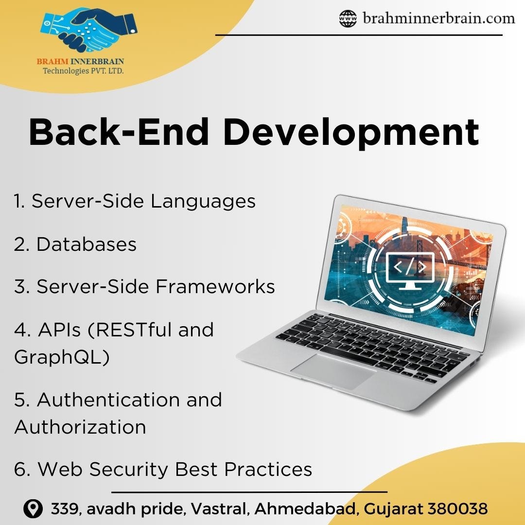 Back-End Development course in Ahmedabad: - Brahminnerbrain - Medium