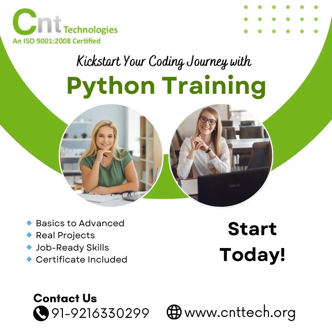 Upgrade Your Future with CNT Technologies’ Python Training in Chandigarh — The Best Choice for ...
