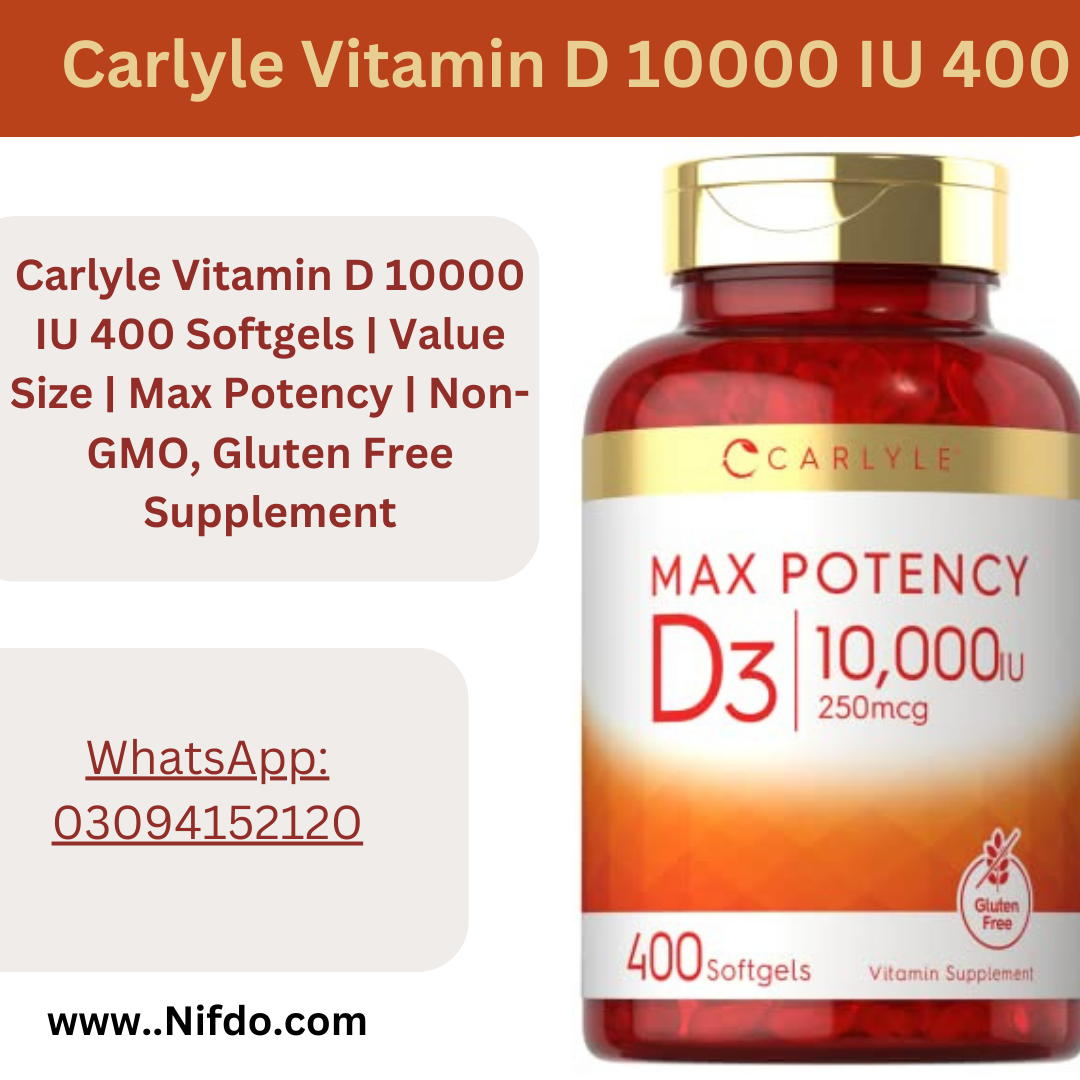 Carlyle Vitamin D 10,000 IU — A Gateway to Optimal Health | by Nifdo ...