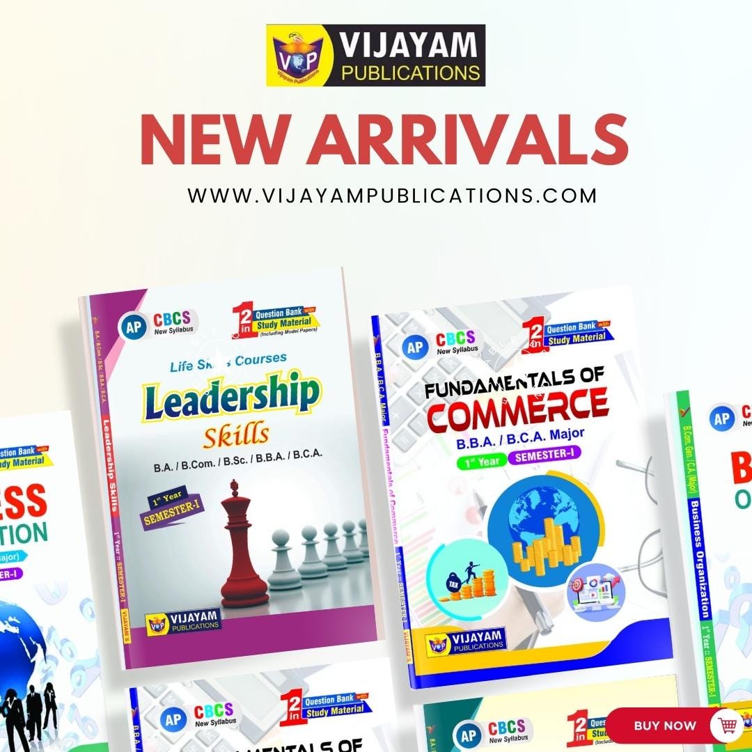 New Arrivals ! - Vijayam Publications - Medium