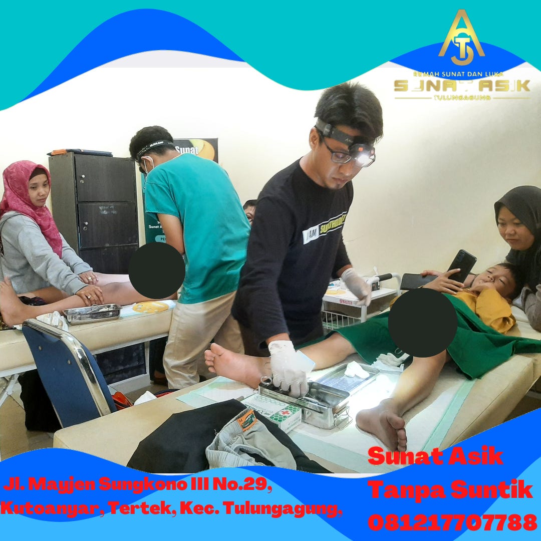 SUNAT DIJAMIN AMAN, Pakel Call/Wa 0812–1770–7788, Sunat Modern Klamp ...