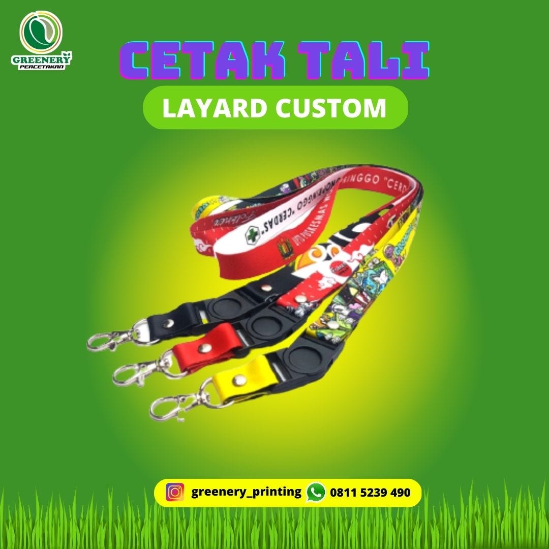 TERBAIK Cetak Tali Lanyard Custom di Tumbang Samba, Katingan Hub 0811 5239 490 WA ...
