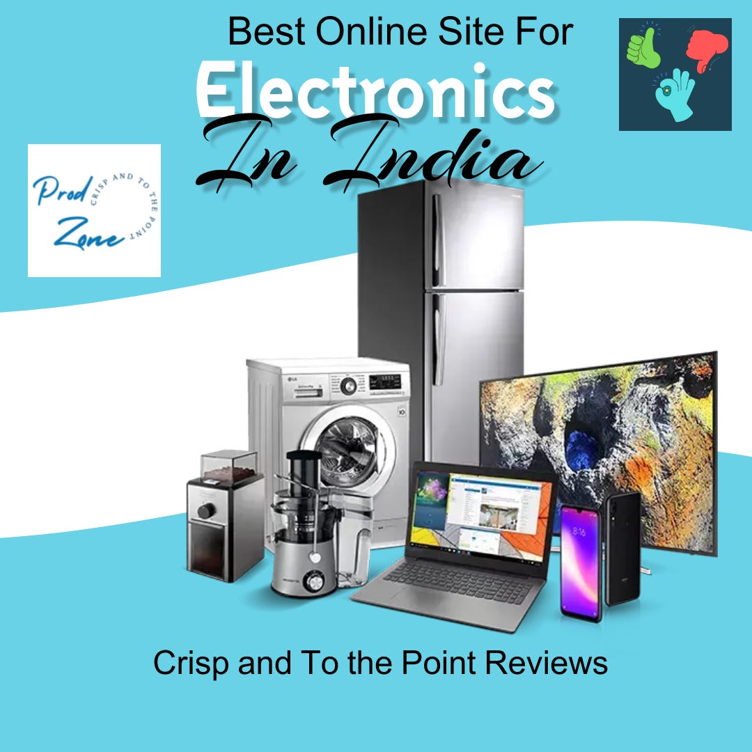 Best Online Site For Electronics In India - Productszone - Medium