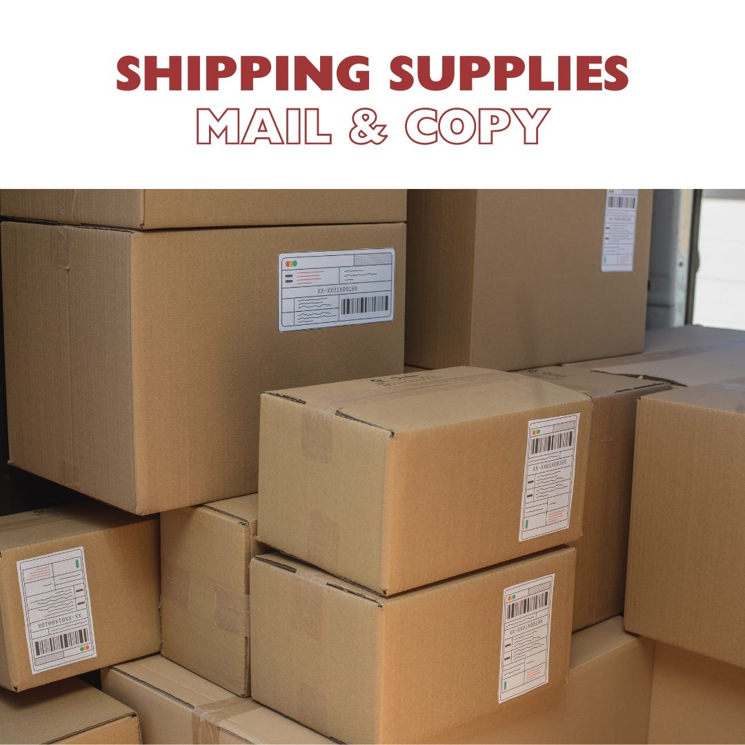 Shipping Supplies-Mailbox and Copy - Mailboxandcopy - Medium