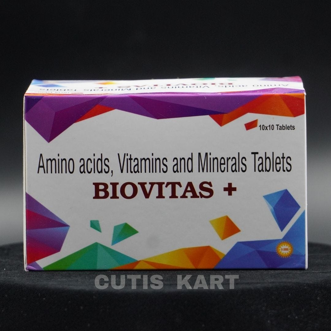Biovitas Plus Tablets: Natural Health and Vitality Boost - Cutiskart ...