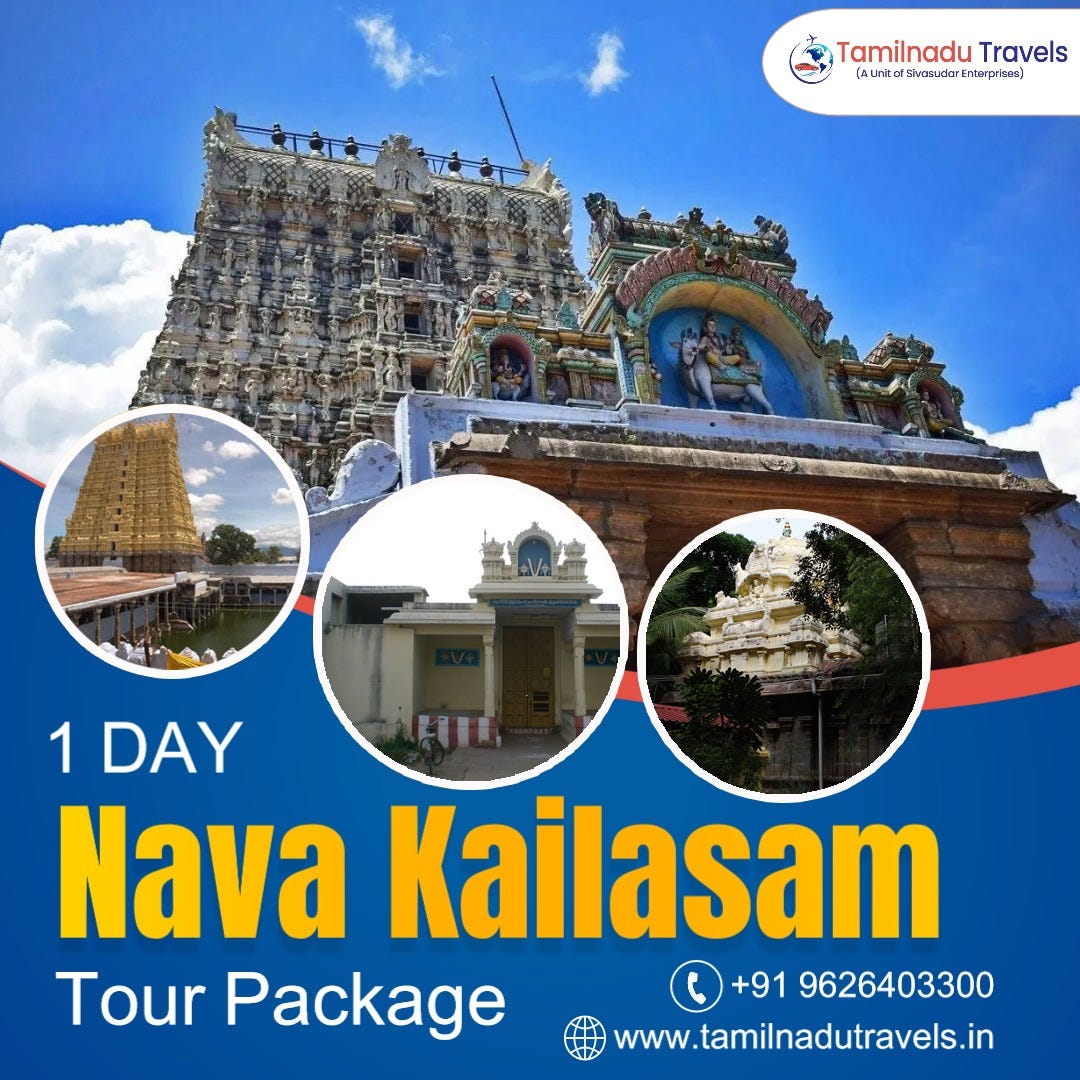 1 Day. Nava Kailasam Tour Package | by Tamilnadutravels | Medium