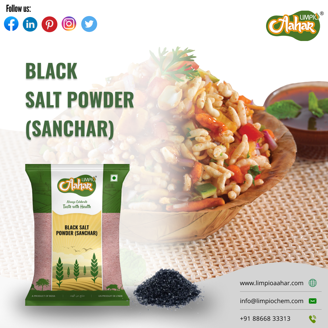 Black Salt Powder (Sanchar) - Limpio Aahar - Medium