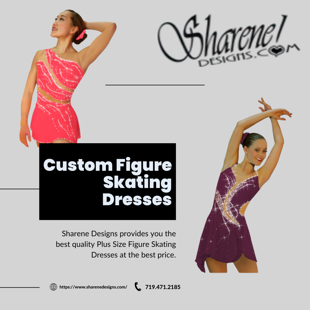Plus Size Figure Skating Dresses - Sharenedesigns - Medium