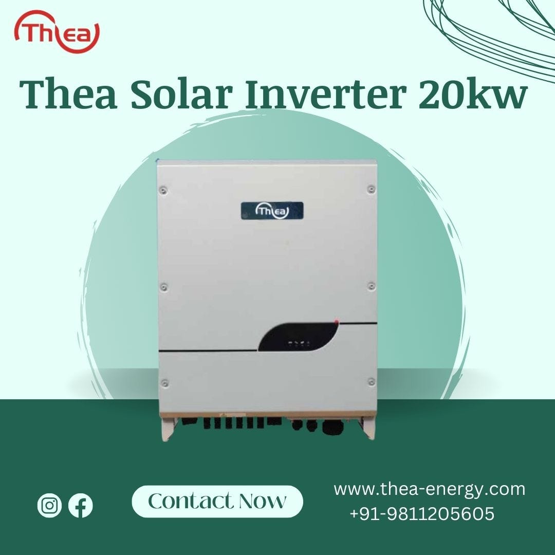 Thea Solar Inverter 20kw - Thea-energy - Medium