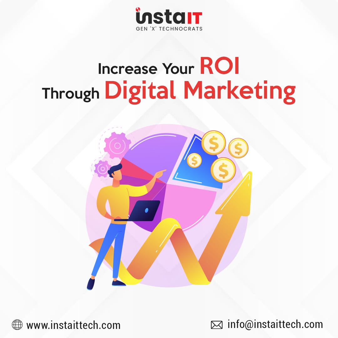 Increase Your ROI Through Digital Marketing - Arial Black - Medium