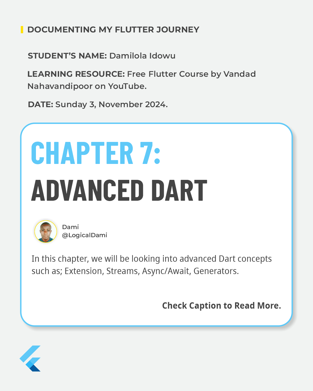 Chapter 7: Advanced Dart. Learning Flutter | by LogicalDami | Medium
