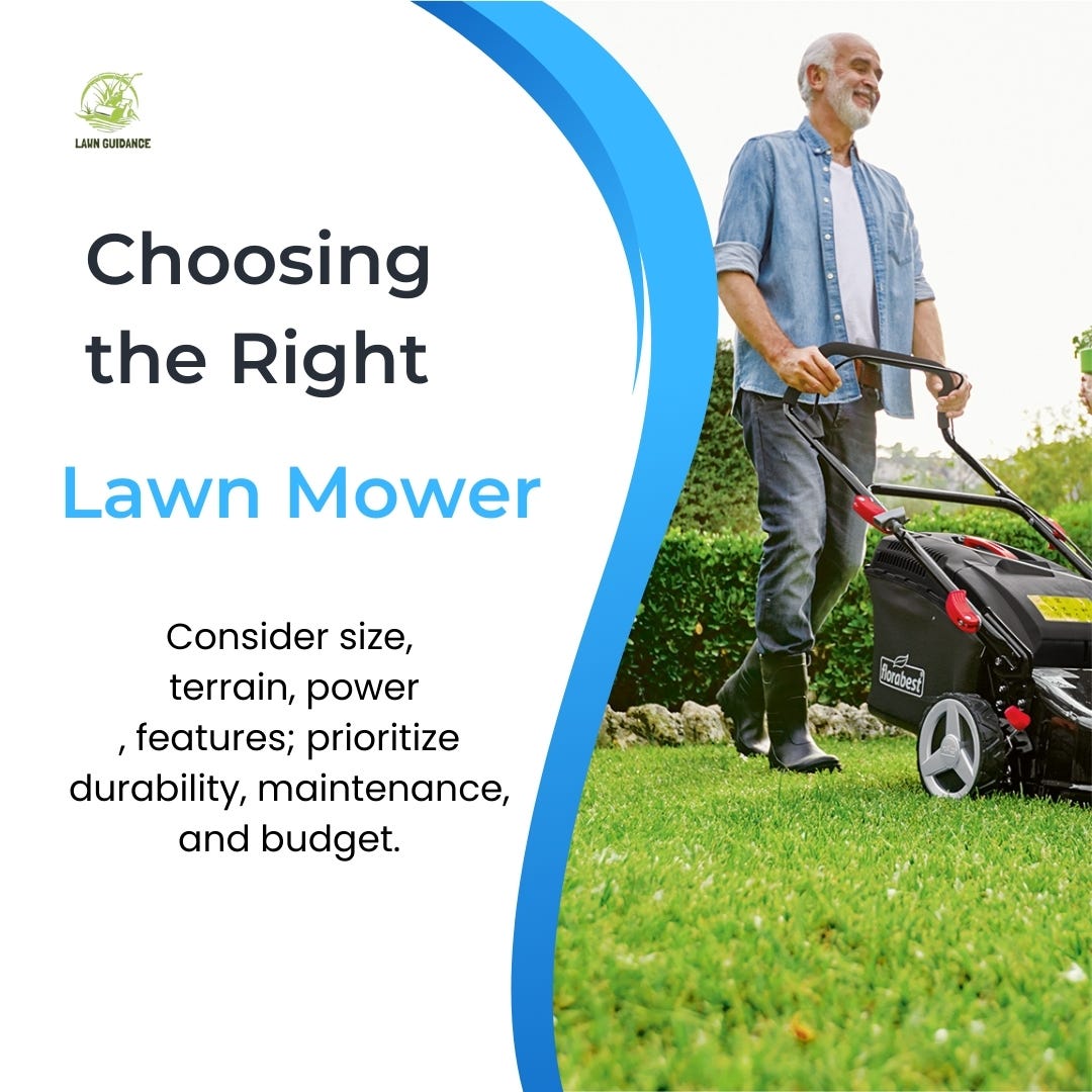 Selecting the perfect lawn mower - James M. Chew - Medium