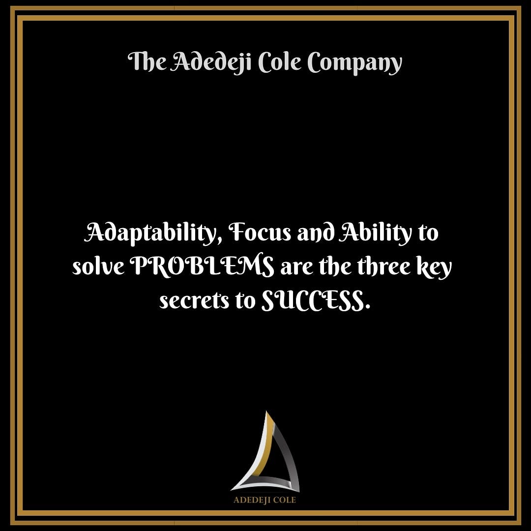 "Adaptability is the secret to success". -unknown | by Adedeji Cole ...